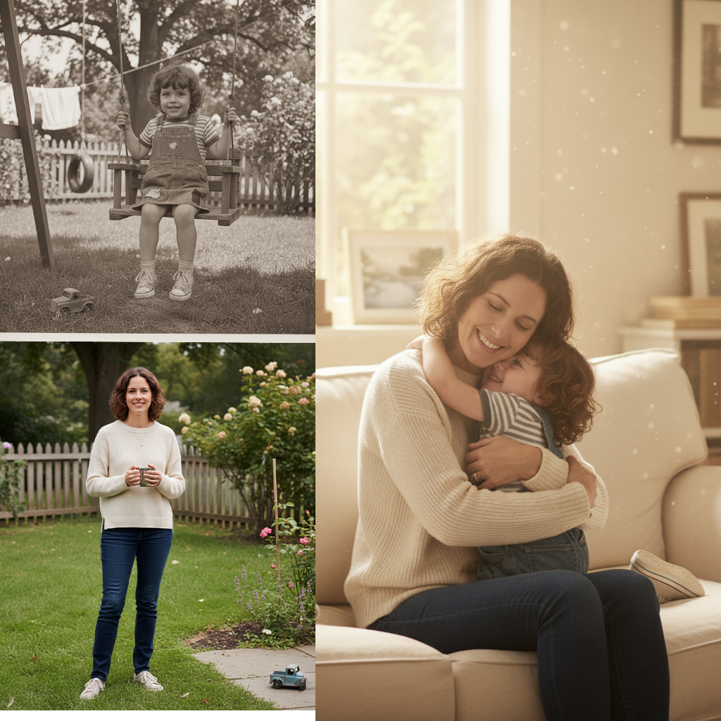 Free AI Hug My Younger Self Generator – Reconnect with Your Childhood