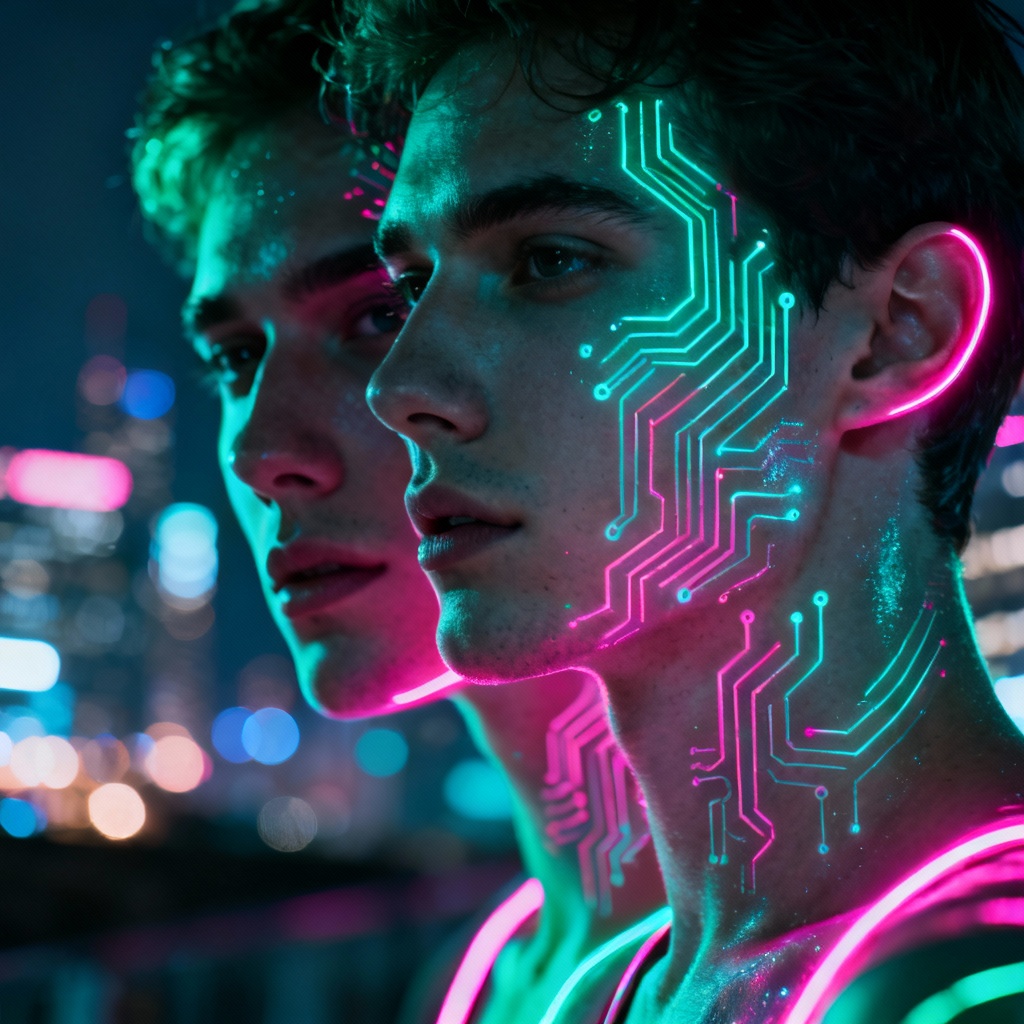 Free Merge Two Faces Online With AI | Myaiart