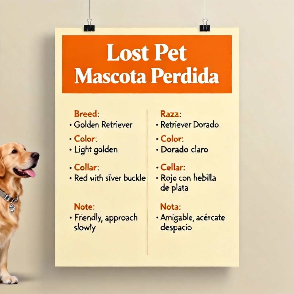 Free Missing Pet Poster Generator Online | Create Lost Pet Flyers