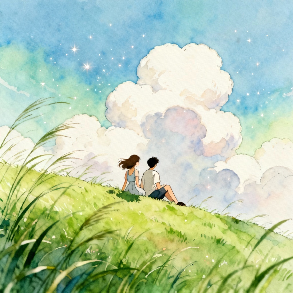 Free AI Ghibli Couple Generator | Create Cozy Animated Couple Art Online