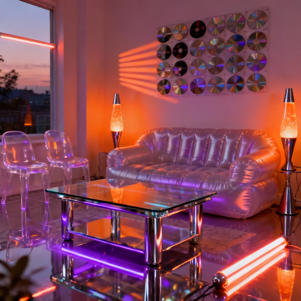 Free AI Y2K Room Generator | Design Vaporwave Neon Bedrooms Online