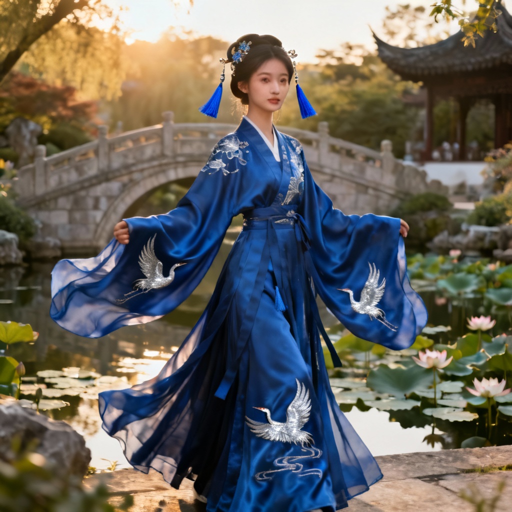 Free AI Blue Hanfu Generator Online | Design Elegant Blue Hanfu Looks