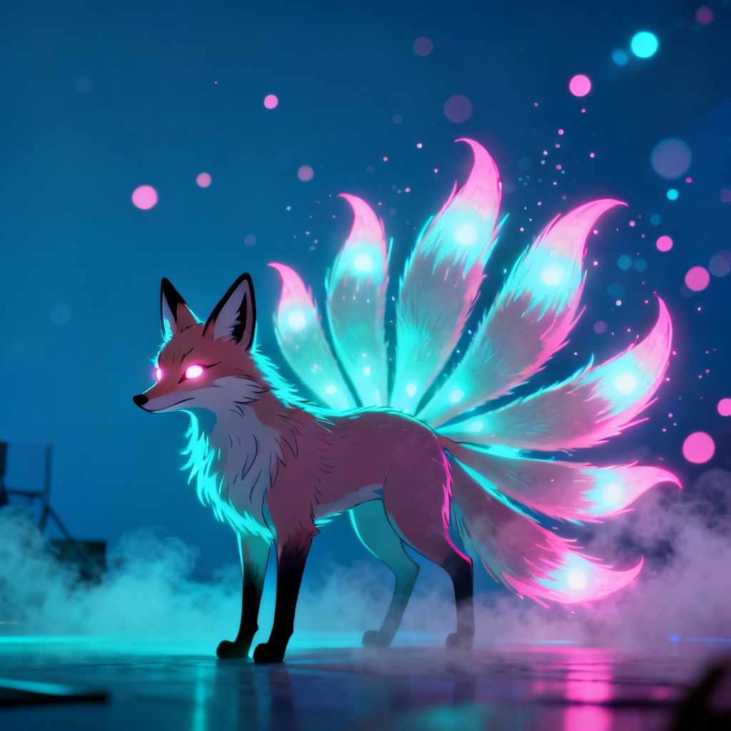 Free AI Luminous Tails Generator Online | Create Glowing Tail Art