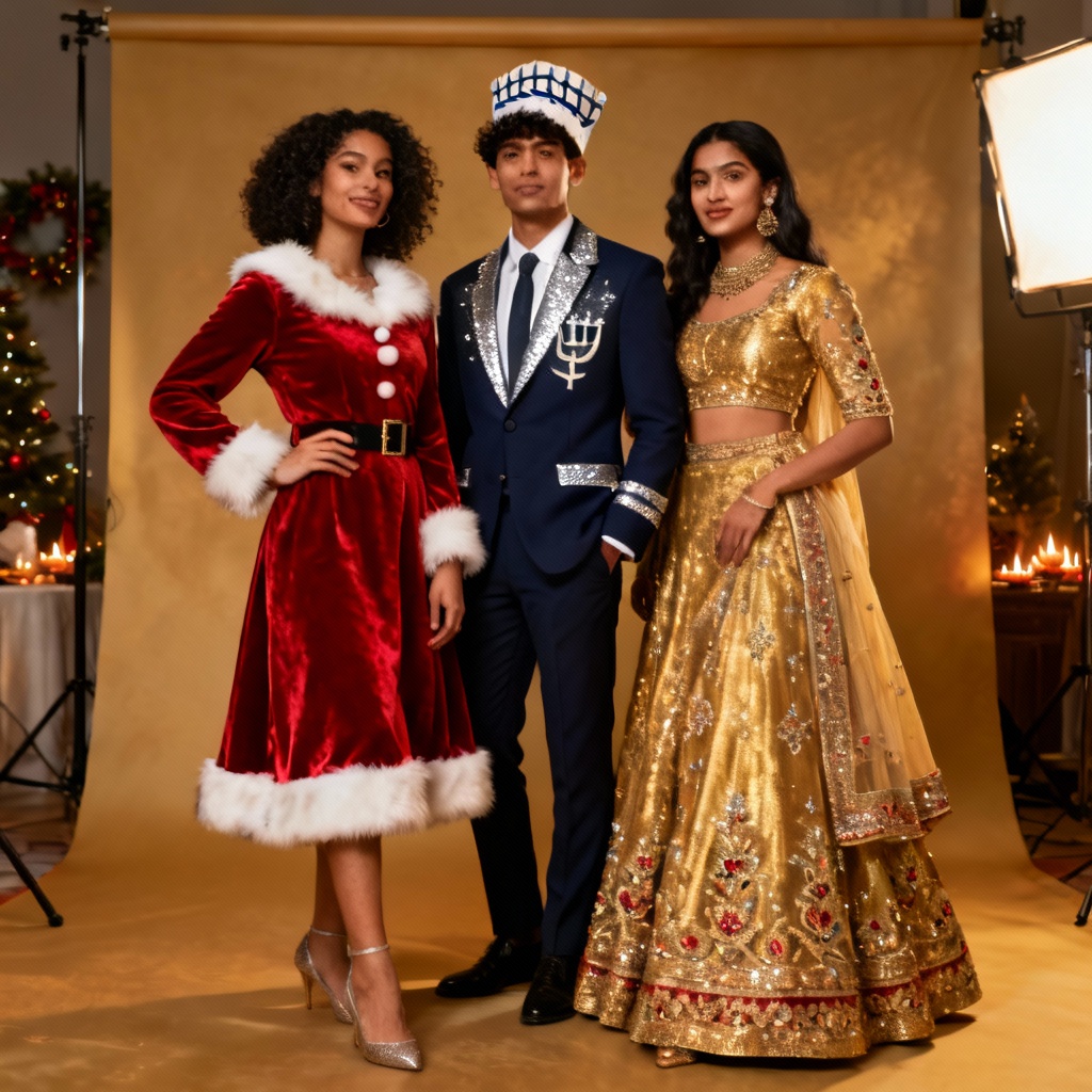 Free AI Festive Attire Generator Online | Create Holiday Outfits