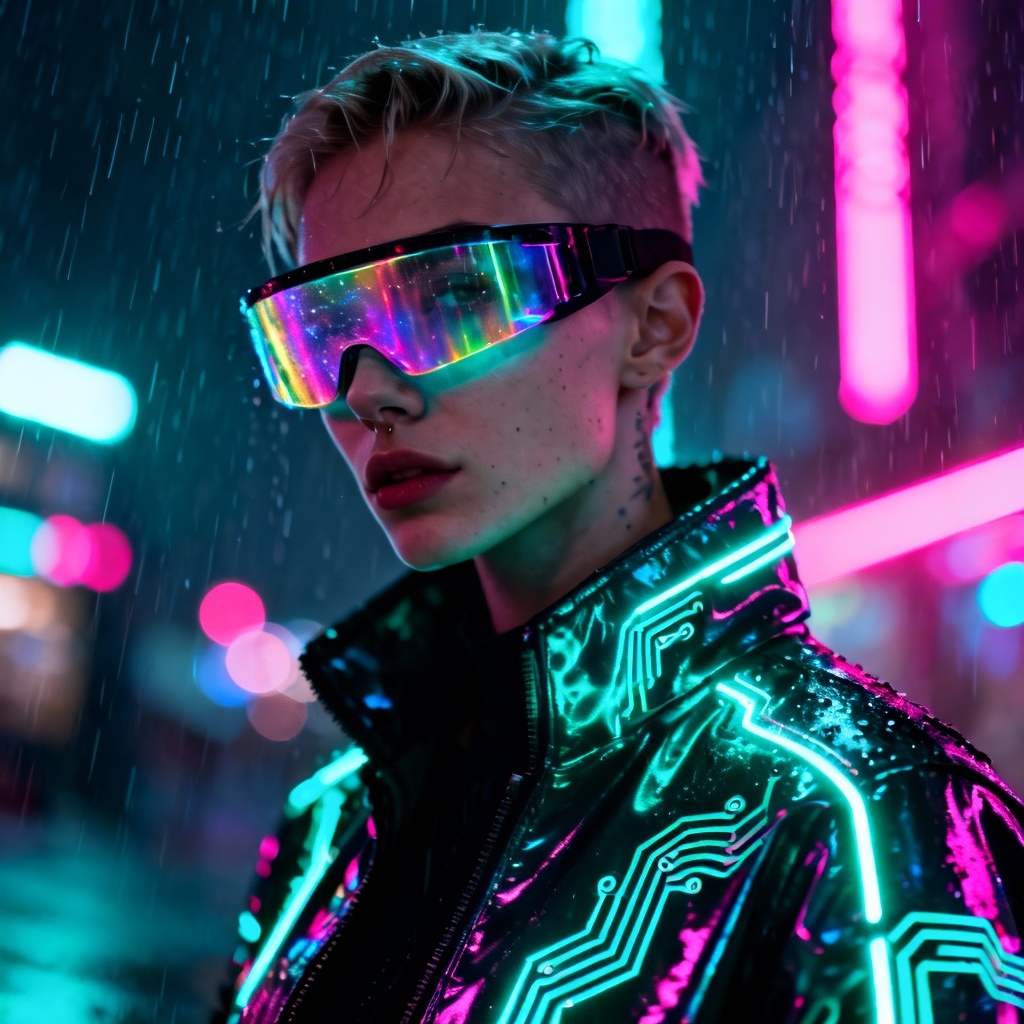 Free Cyberpunk Outfit Transformation Online | AI Neon Techwear Generator