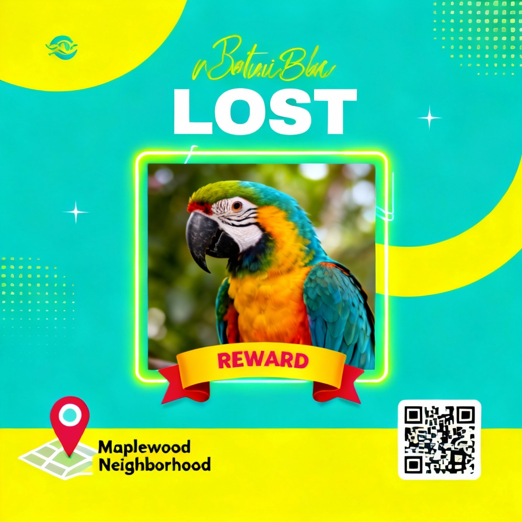 Free Missing Pet Poster Generator Online | Create Lost Pet Flyers