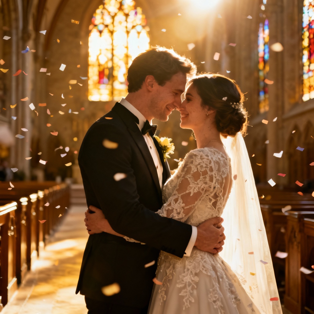 Free AI Wedding Hug Generator | Create Romantic Wedding Embrace Photos