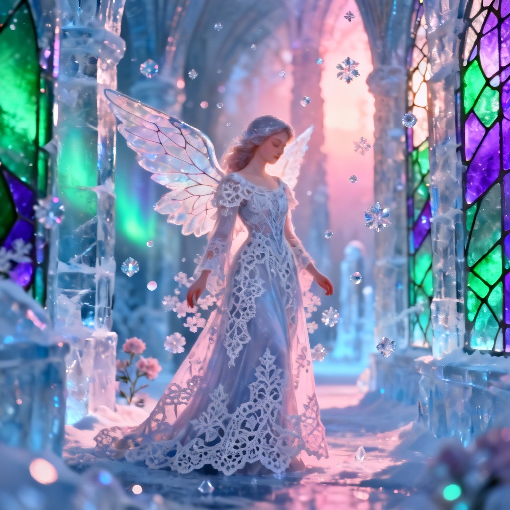 Free AI Nordic Winter Angel Generator | ai-nordic-winter-angel