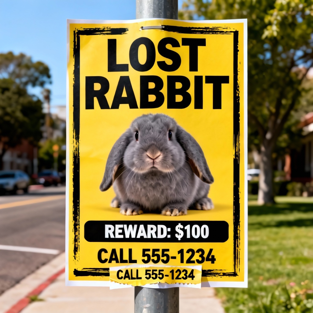 Free Missing Pet Poster Generator Online | Create Lost Pet Flyers