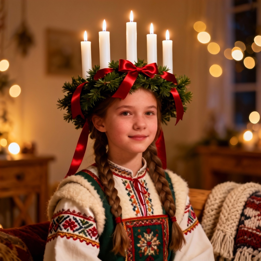 Free ai-lucia-crown-generator | Create Lucia Candle Crowns Online