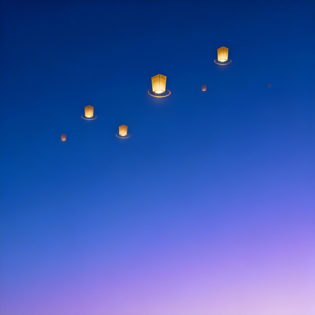 Free AI Lantern Sky Background Generator Online