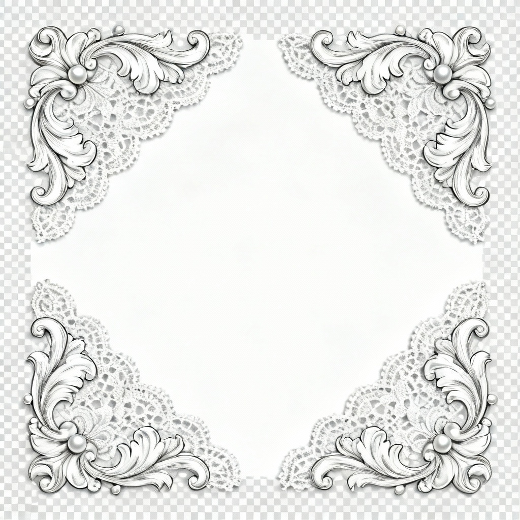 Free AI White Lace Generator Online | Create Seamless White Lace Patterns