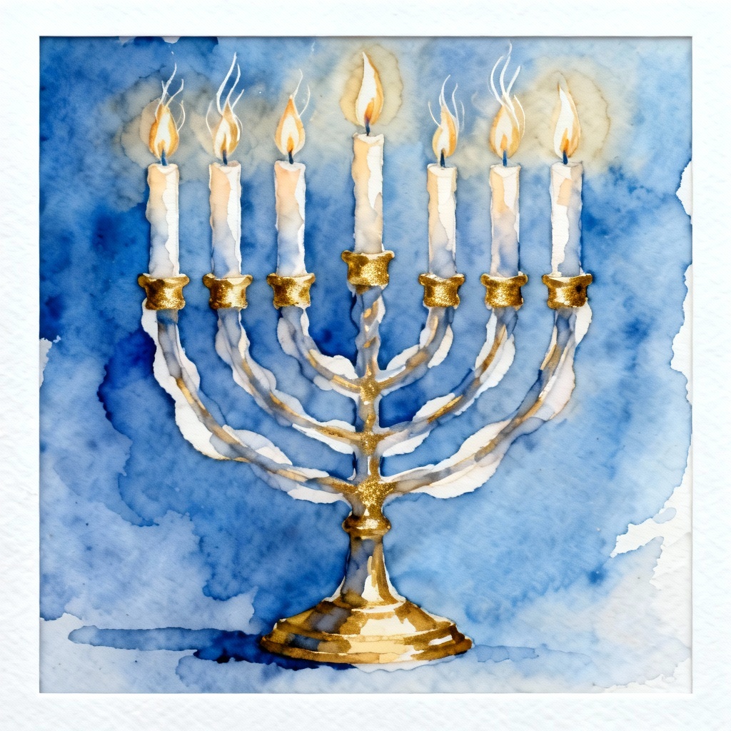 Free AI Menorah Lighting Generator Online | Create Hanukkah Images