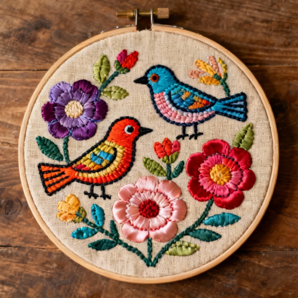 Free AI Intricate Embroidery Generator Online | Create Detailed Stitch ...
