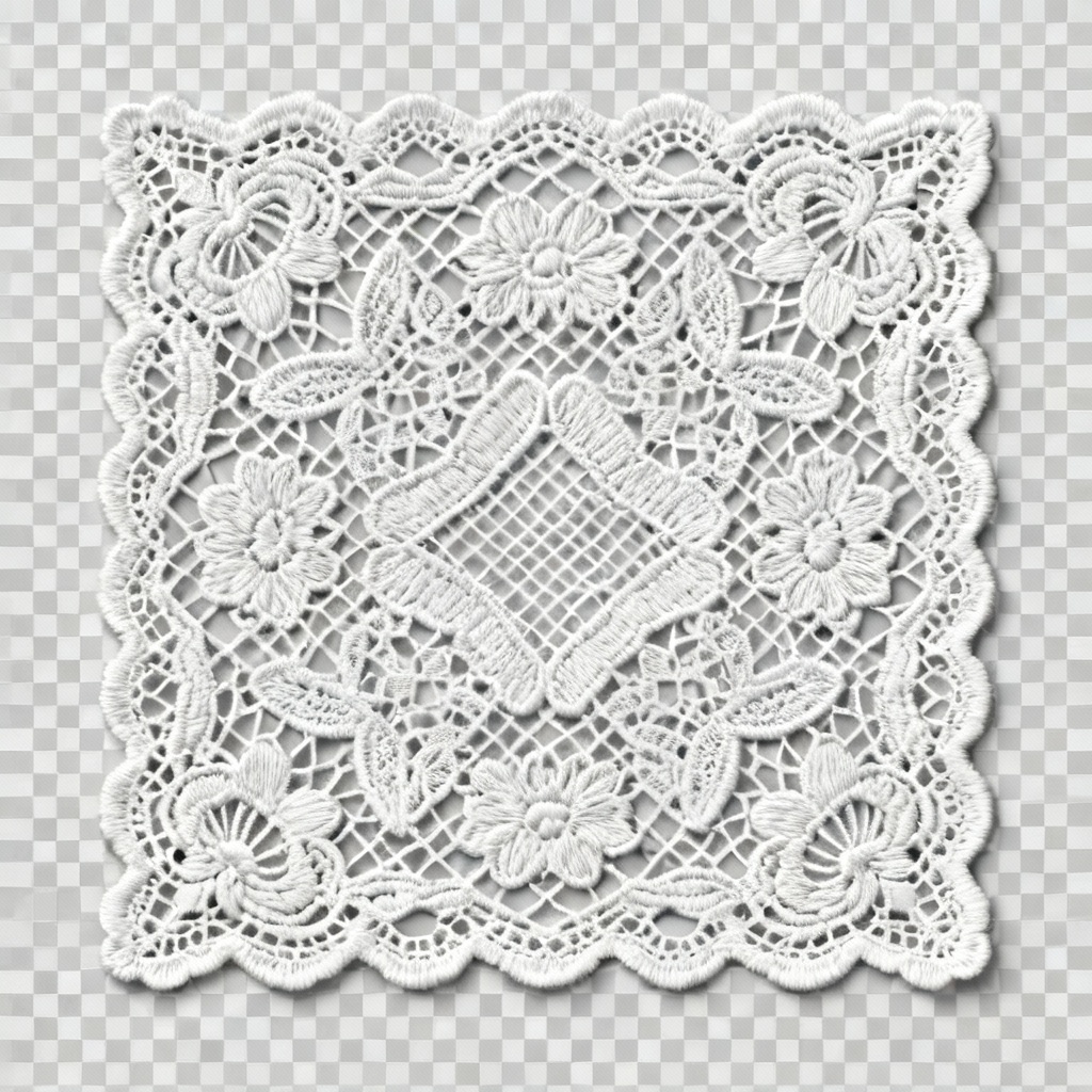 Free AI White Lace Generator Online | Create Seamless White Lace Patterns